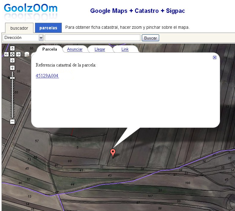 Goolzoom Catastro + Google Maps + Sigpac – Angel Martinez